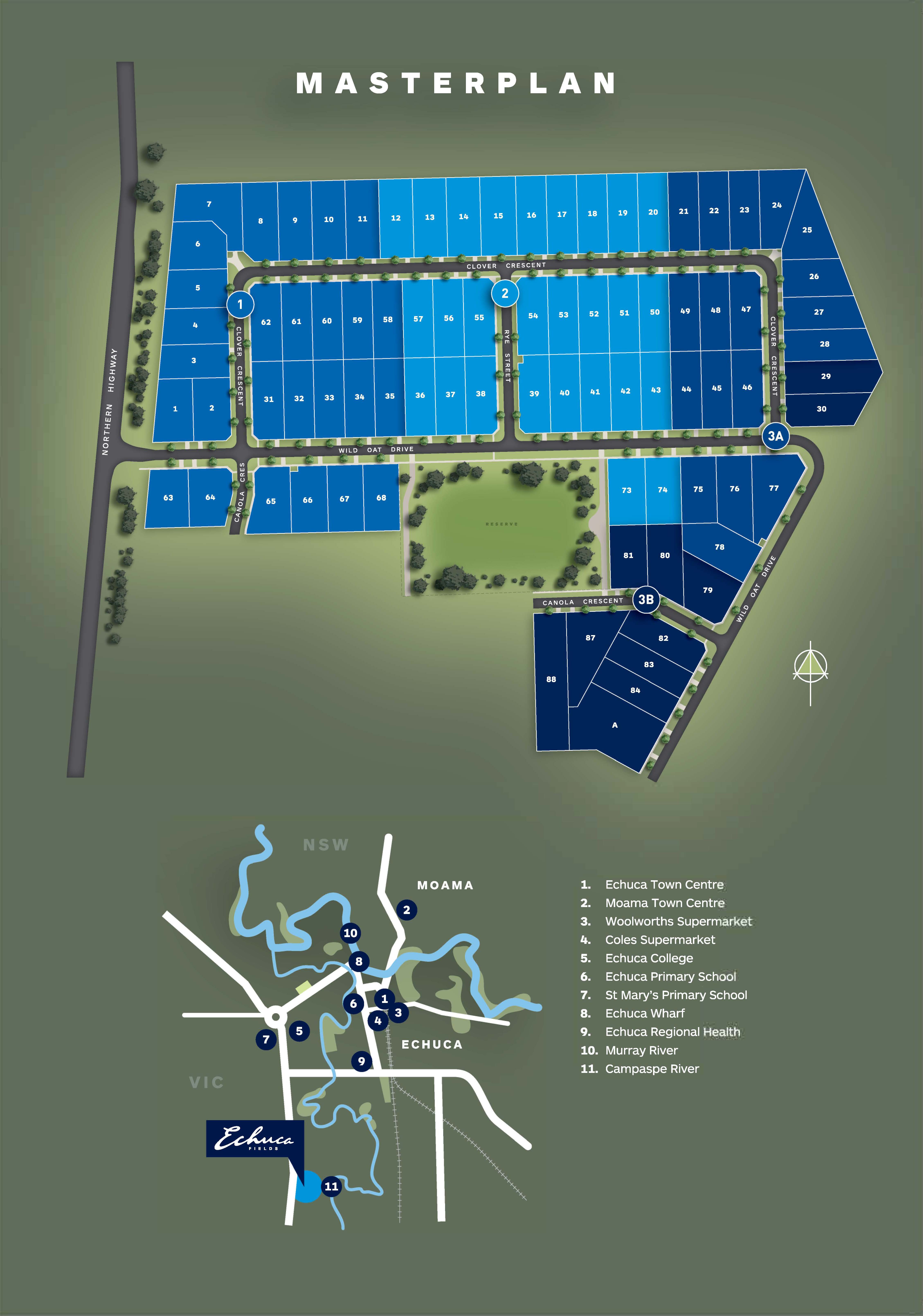 Masterplan - Land Estate Echuca